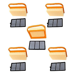 HURI 5 Air Filter Sets for Stihl TS410 TS420 TS 420 TS 410 Replace 4238 141 0300