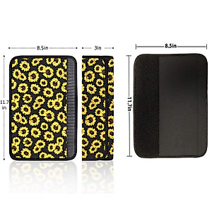 AFPANQZ Two Pack Cat Paws Car Seat Belt Cover for Women Mens Pads Drivers Shoulder Protetion Car Seats Accessories Vehicle Auto Seatbelt Cushion Pads Universal Fit Cute Dog Paws Print Black