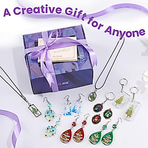 LET'S RESIN UV Resin Kit with Light,153Pcs Resin Jewelry Making Kit with 250g Crystal Clear Low Odor UV Resin, UV Lamp, Resin Accessories, Epoxy Resin Starter Kit for Keychain, Jewelry, Home Decor