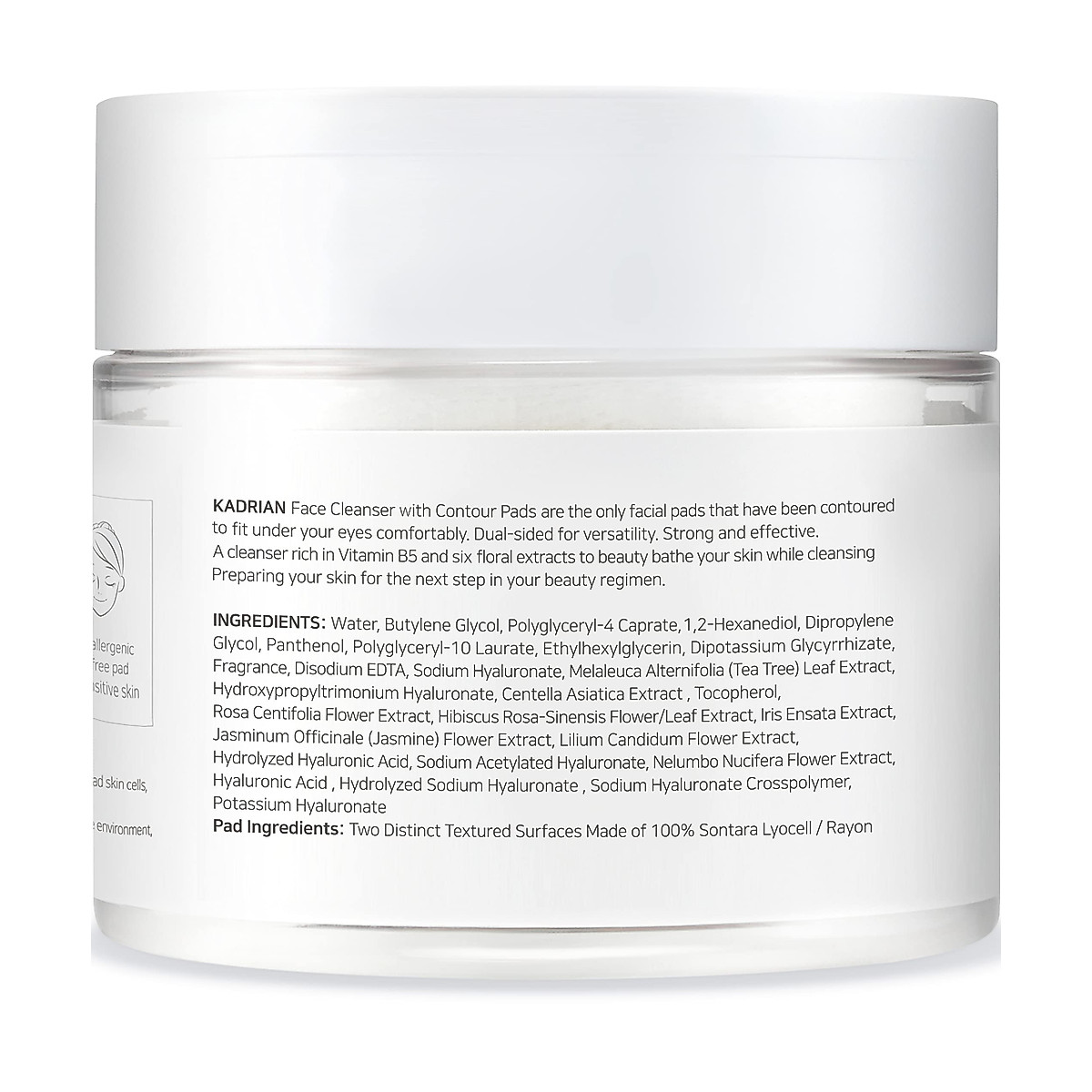 Micellar Water makeup remover wipes - 50 micellar water wipes - Lint Free - Korean Make up Wipes Travel size - Face Cleansing Wipes - Makeup Remover Wipes for Sensitive Skin