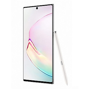 Samsung Galaxy Note 10+ Plus 4G Dual-SIM SM-N975F/DS 256GB (GSM Only, No CDMA) Factory Unlocked 4G/LTE Smartphone - International Version (Aura White) (Renewed)