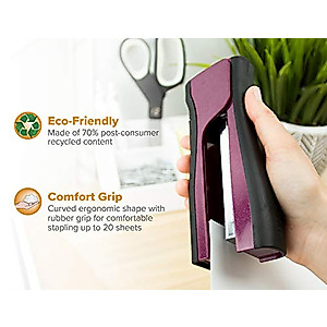 Bostitch Office Dynamo Stand-Up Stapler with Built-in Pencil Sharpener, Staple Remover and Staple Storage (B696R-MAG)