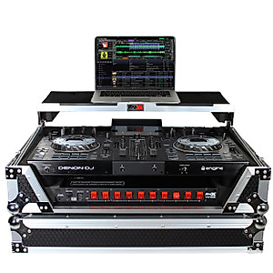 ProX XS-PRIME2 LT ATA Flight Case For Denon PRIME 2 DJ Controller with Laptop Shelf