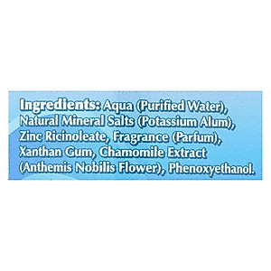 Naturally Fresh Deodorant Crystal Roll On, Fragrance Free, 3-Ounce Bottles (Pack of 6)