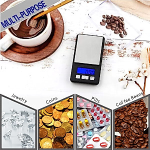 Fuzion Ultra Mini Scale, 1000g x 0.1g Digital Pocket Scale, Grams and Oz 6 Units, Gram Scale with LCD Display, Tare, Battery Included