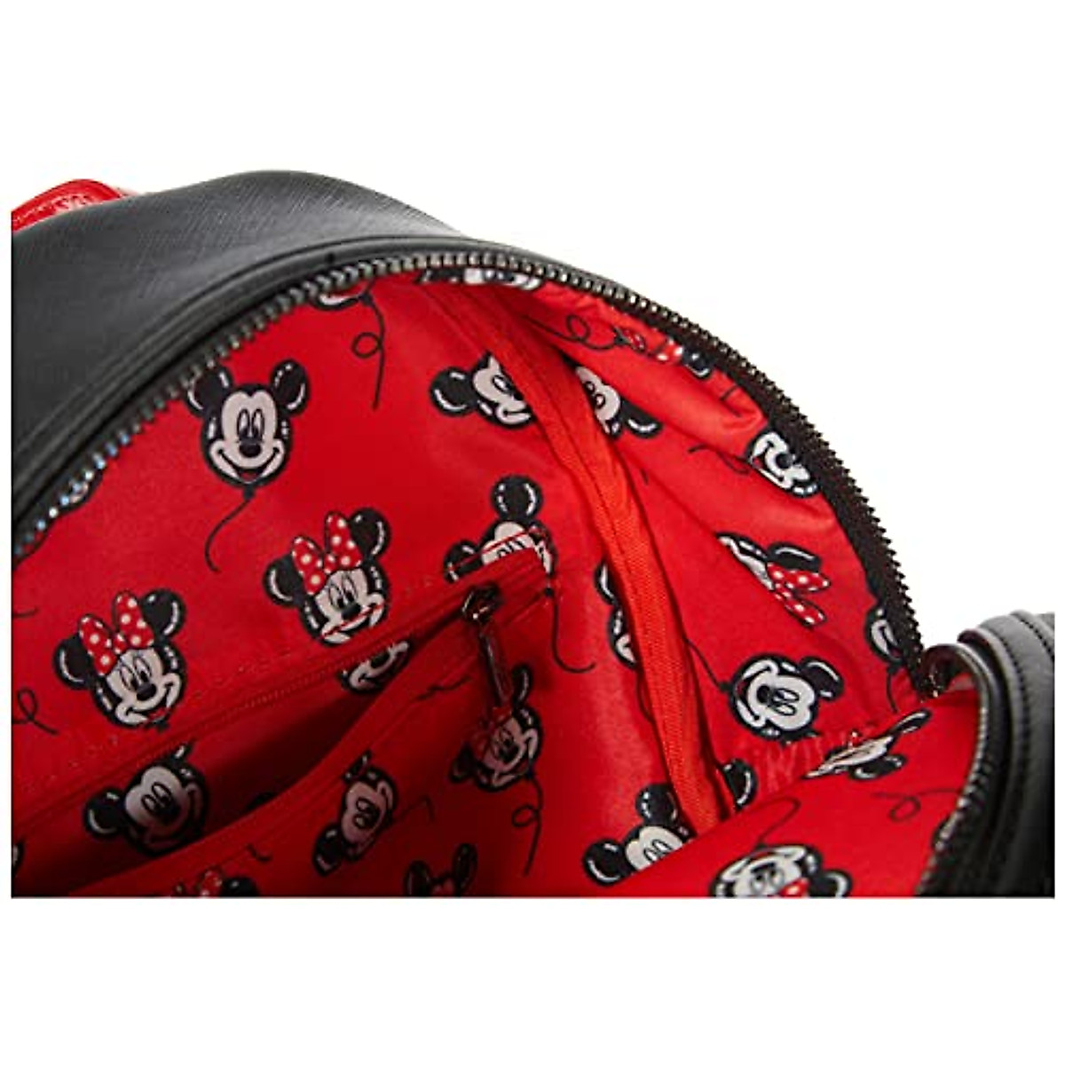 Loungefly Disney Mickey Mouse Balloon Womens Double Strap Shoulder Bag Purse