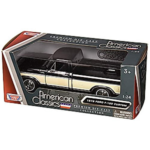 Motor Max 1:24 W/B American Classics - 1979 Ford F-150 Custom Die Cast Vehicles