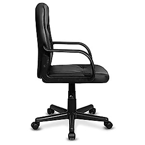 JFGJL Conference Chairs Ergonomic Mid-Back Office Chair Swivel Desk Chair and Easy to Clean