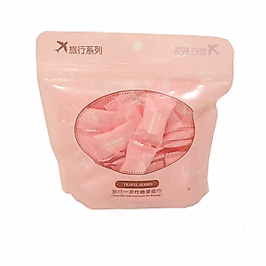 HONBAY 50 Pcs Magic Compressed Travel Towel Disposable Compressed Cotton Washcloth