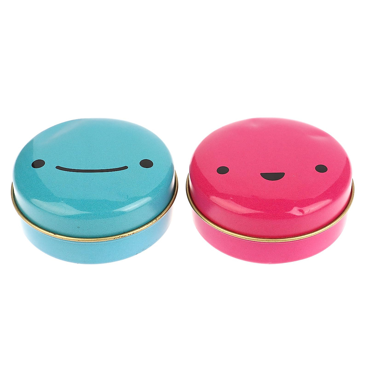 miihello 45g Metal Round Tins Aluminum Tin Cans Containers with Screw Lid for Lotion Bars, Balms, Salve, Spices Or Beard Balm