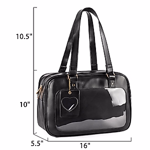 STEAMEDBUN Ita Bag Japanese School Bag with Insert Tote Shoulder Anime Purse for Cosplay