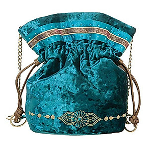 Disney Aladdin Jasmine Inspired Drawstring Handbag Tote Purse