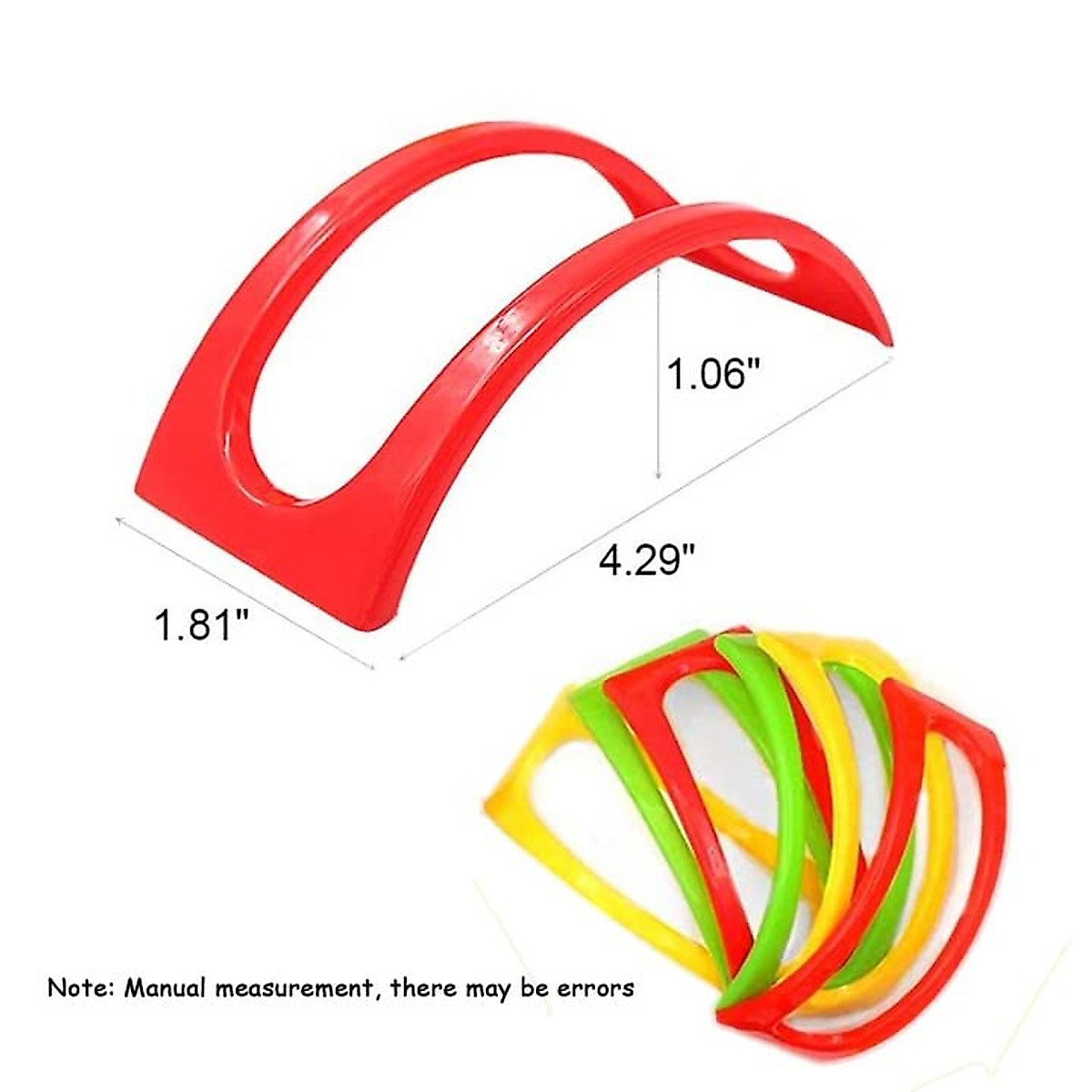 12 Pcs Taco Holder Random Colors Taco Stands Taco Rack Microwave Safe Taco Shell Holders Dishwasher and Grill Safe Taco Stand for Soft and Hard Shells,Taco Rack Stand for Dinner Party