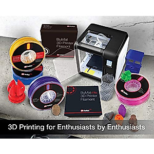 BUMAT Elite Metal Filled 3D Printer Filament, 1.75mm (Copper), 1kg Spool (2.2lbs), Guaranteed Fresh, Dimensional Accuracy +/- 0.02mm, Tangle-Free, Fits Most FDM Printers [Risk-Free]