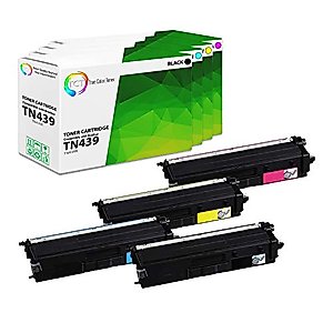 TCT Premium Compatible Toner Cartridge Replacement for Brother TN439 TN-439 Ultra High Yield Works with Brother HL-L8360CDW L8360CDWT, MFC-L8900CDW L9570CDW Printers (B, C, M, Y) - 4 Pack