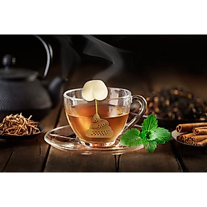 Unique Cute Tea Infusers for Loose Tea Funny, Silicone Tea Strainers & Filters, Reusable Loose Leaf Tea Steeper Small, ZUOFANG