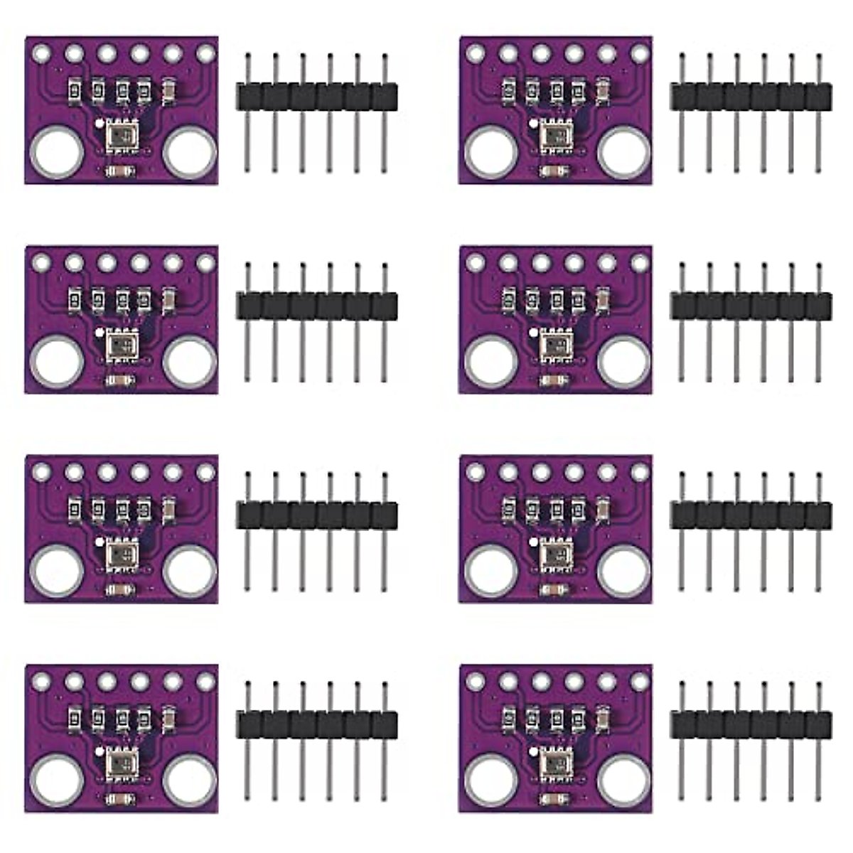 Coliao 8pcs BMP280 3.3V High Precision Atmospheric Pressure Sensor Module Digital Barometric Pressure Sensor GY-BMP280-3.3 Temperature Humidity Sensor Module