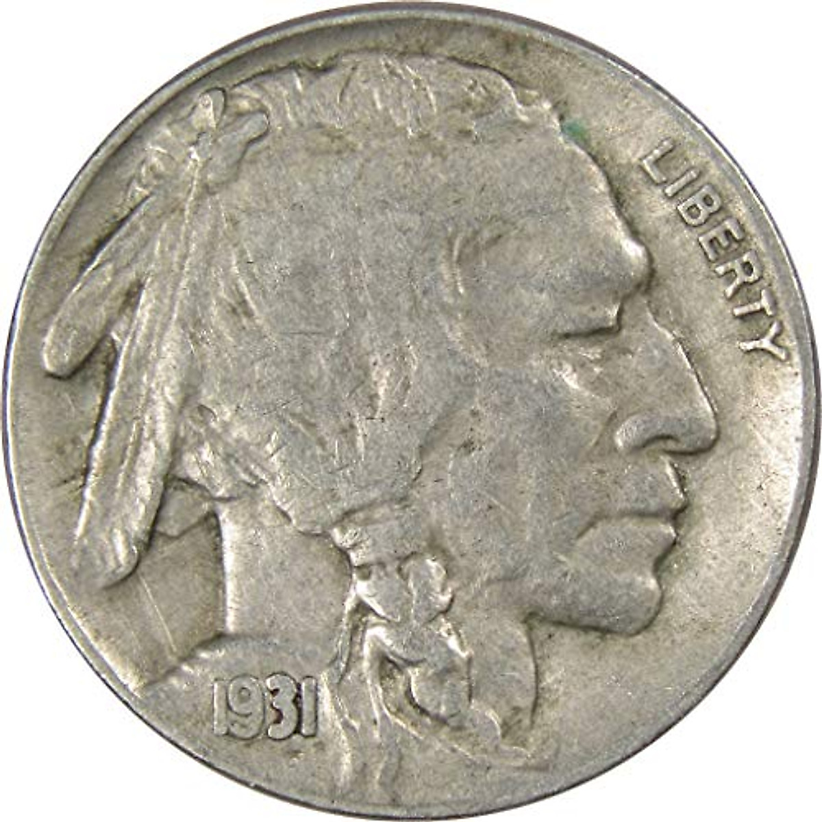 1931 S Indian Head Buffalo Nickel 5 Cent Piece VF Very Fine 5c US Coin