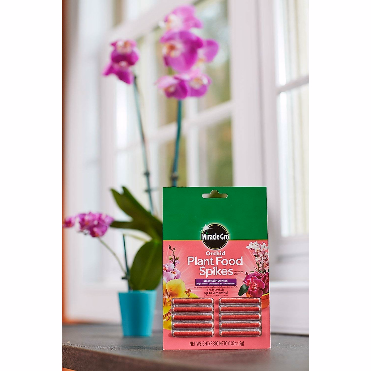 Miracle-Gro Orchid Plant Food Spikes, Plant Fertilizer, 10 Spikes/Pack (24-Pack)