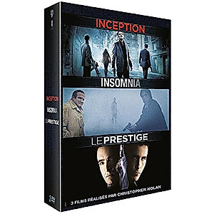 3 films réalisés par Christopher Nolan : Inception + Insomnia + Le Prestige