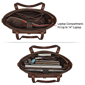 S-ZONE Women Tote Bag Large Work Handbag Top Handle Satchel Shoulder Purse