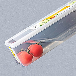 kitchen jars Pasta Container Noodle Food Storage Spaghetti Keeper Box With Lid Plastic1/ 3 Pcs Canister Sets For Kitchen Fresh-keeping Drain Box Useful Container Set ( Color : 1PCS Pasta storage box )