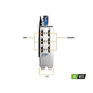 GIGABYTE AORUS GeForce RTX 3080 Ti Xtreme WATERFORCE WB 12G Graphics Card, Waterforce Water Block Cooling System, 12GB 384-bit GDDR6X, GV-N308TAORUSX WB-12GD Video Card