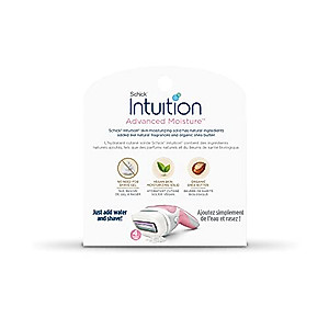 Schick Intuition Refill, Advanced Moisture Razors for Women | Intuition Razor Blades Refill with Organic Shea Butter, 6 Count (Pack of 1)