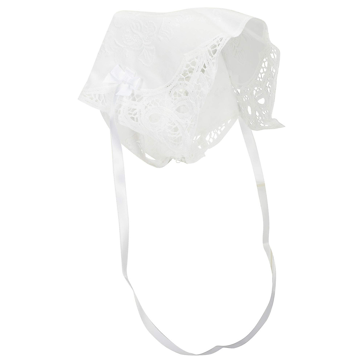 Battenburg Baby Linen Keepsake Bonnet - Made in USA