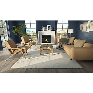 Momeni Charles Wool Hand Tufted Contemporary Indoor Area Rug, Taupe, 8' X 10'