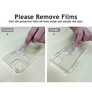 AEDILYS iPhone Xs Max Case,[Airbag Series] with [2 x Tempered Glass Screen Protector] [Military Grade]|15Ft. Drop Tested [Scratch-Resistant]|Wireless Charging | for Apple iPhone Xs Max 5.5 Inc- Clear