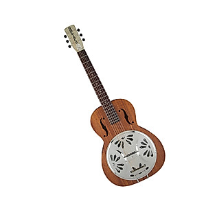 Gretsch G9200 Boxcar Round-Neck Mahogany Body Resonator 6-String Guitar with Padauk Fingerboard (Natural Finish)