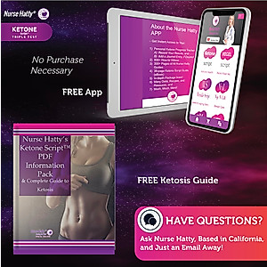 Nitroprusside, Ketones (Urinary, Non-Quant.) - Nurse Hatty Ketone Script Ketone Test Strips; URS-1K Ketone Test 250ct.