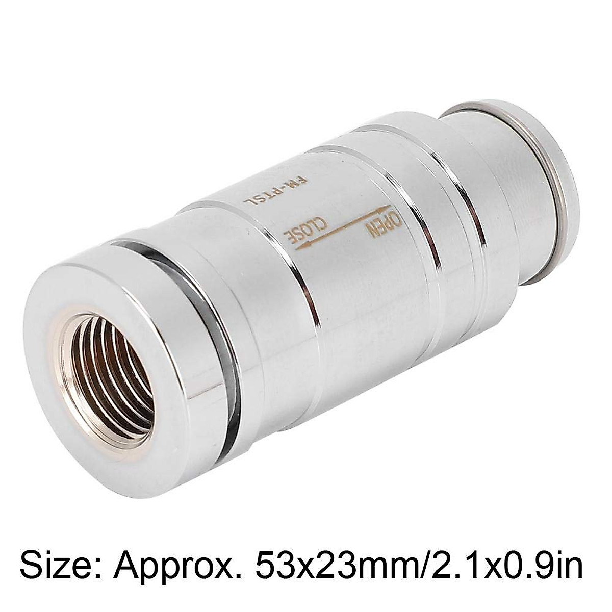 Drain valve, G1/4 internal thread Computer water cooling Drain valve valve made of brass with tight seal for computer water cooling system default