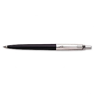 Parker Jotter Retractable Ballpoint Pen, Medium, Stainless Steel with barrel, Colors May Vary (78033)