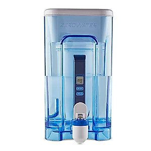 ZeroWater 22 Cup Ready-Read 5-Stage Water Filter Dispenser, NSF Certified to Reduce Lead and PFOA/PFOS, Instant TDS Read Out