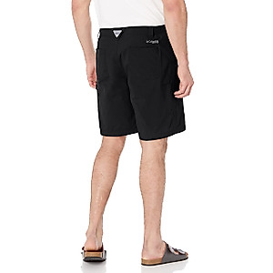 Columbia Men's PFG Blood and Guts III Short, Stain Repellant, Sun Protection, Black, 40