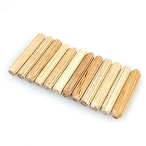 ReplacementScrews Wooden Dowel Pins Compatible with IKEA Part 101375 (Pax Wardrobe) (Pack of 12)