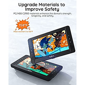 10.5" Portable DVD Player for Car, BOIFUN Dual Screen Car DVD Player with 7H Rechargeable Battery, HD Transmission, Support FM Out/USB/SD/Sync TV (1 Player + 1 Monitor + 2 Mounting Brackets)