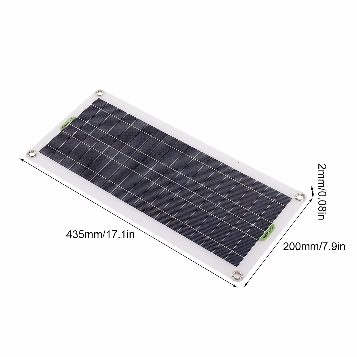 Cryfokt 30W 12V 24V Solar Panel Kit, Solar Panel Maintainer with Voltage Controller and SAE Cable Adapters, Solar Battery for Car, RV, Boat, Marine, Trailer
