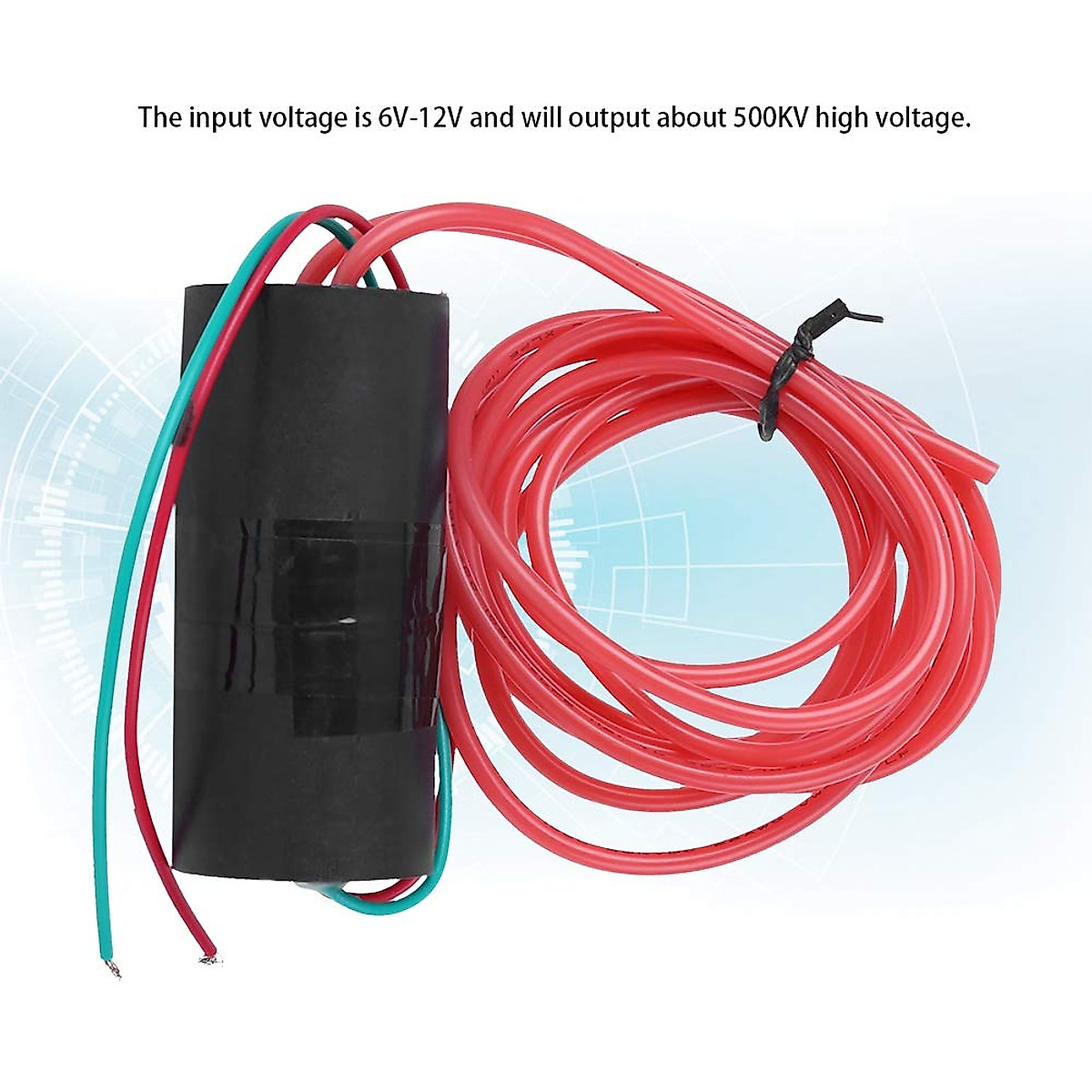 Fafeicy 12V 500KV High Voltage Generator Module, Boost Step Up Power Converter Transformer Coil Module