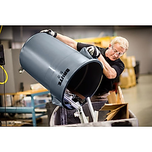 Rubbermaid Commercial FG264300GRAY Brute Container Dome Top, 44-gallon, Gray