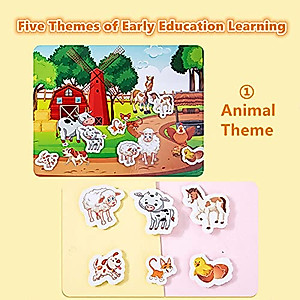 Quiet Book for Toddlers,Montessori Busy Book to Develop Kids Learning Skills,Educational Learning Toy for Toddlers 3-6,Preschool Learning Activities Sensory Toy for Kids Birthday Children's Day Gift
