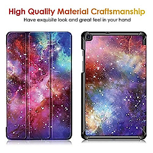DETUOSI Slim Case for Samsung Galaxy Tab A 8.0" 2019 (SM-T290/T295/T297), Ultrathin Magnetic Trifold Stand Multi-Angle Protective Cover for Samsung Galaxy Tab A 8.0 Inch 2019 SM-T290 Tablet #Milky Way