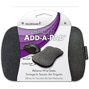 HandStands Beaded Mouse Wrist Support for Computer, Laptop, Office Work, & PC Gaming- Mouse Cushion