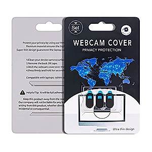 Pack of 3 Laptop Camera Cover Ultra Thin Film Webcam Cover Camera Blocker Privacy Protection Laptop