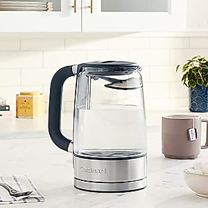 Cuisinart GK-17 ViewPro Cordless Electric Kettle, 1.7-Liter Capacity with 1500-Watts of Power, Stainless Steel/Glass