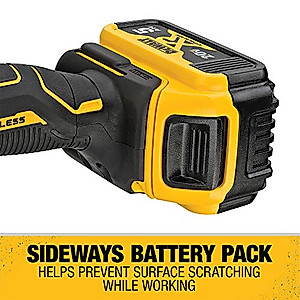 DEWALT 20V MAX* XR Cordless Polisher Kit, Rotary, Variable Speed, 7-Inch, 180 mm (DCM849P2)