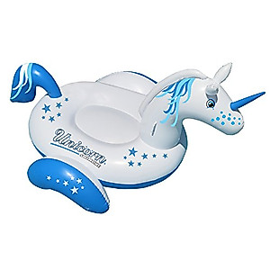 Swimline Giant Inflatable Unicorn Ride-On Pool Float