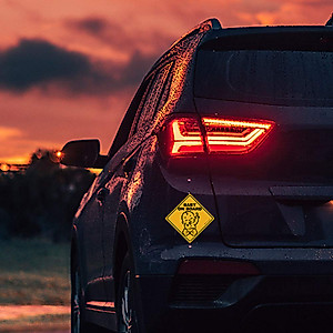 2023 Design- Baby on Board Sticker Sign (3 Pack), Baby Board, Baby car Sticker, Baby car Decal, US Department of Transportation Recommend Color & Shape,Kid Safety, 5”by5” by Innovative Bay